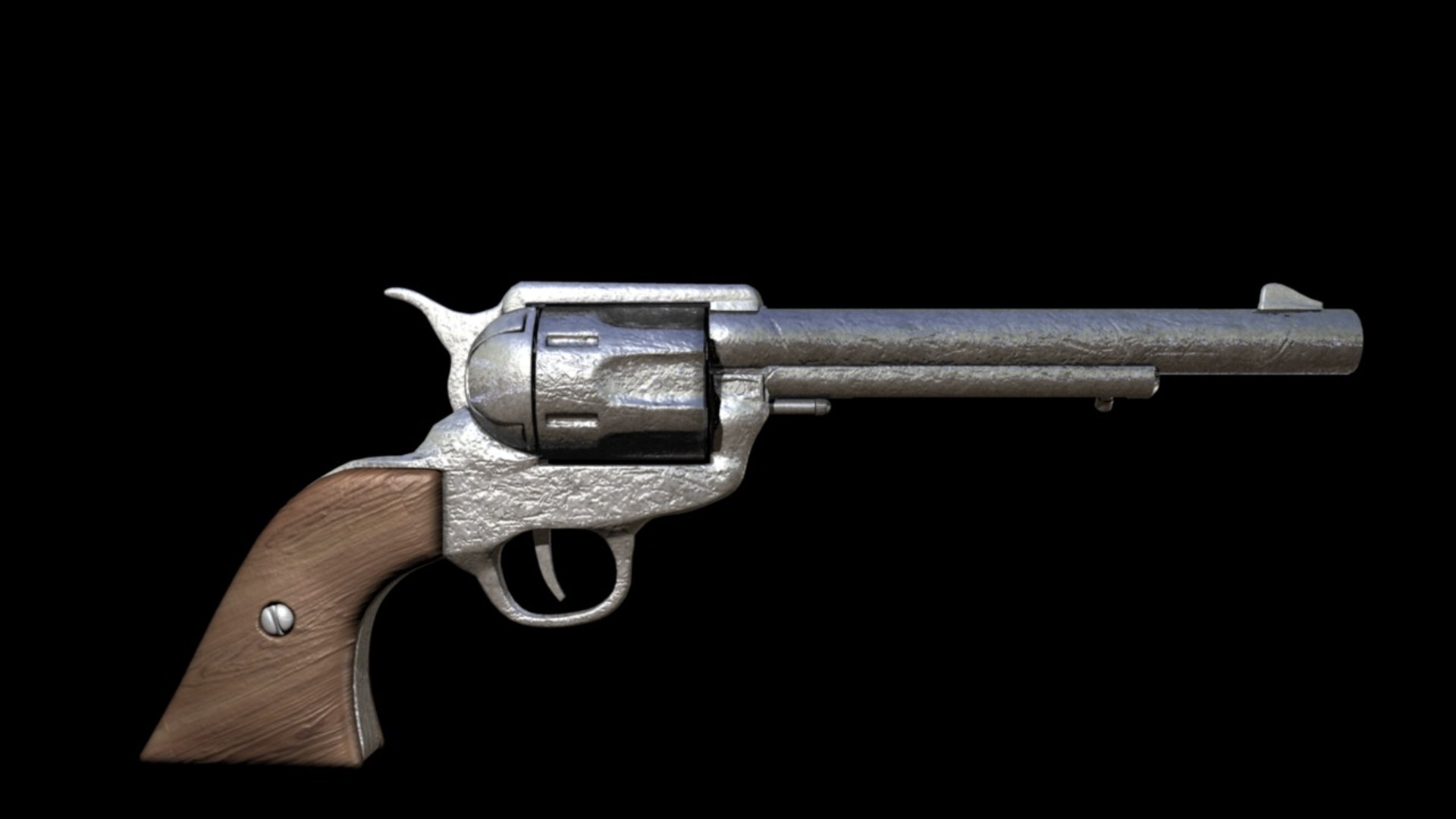 3d ma gun revolver