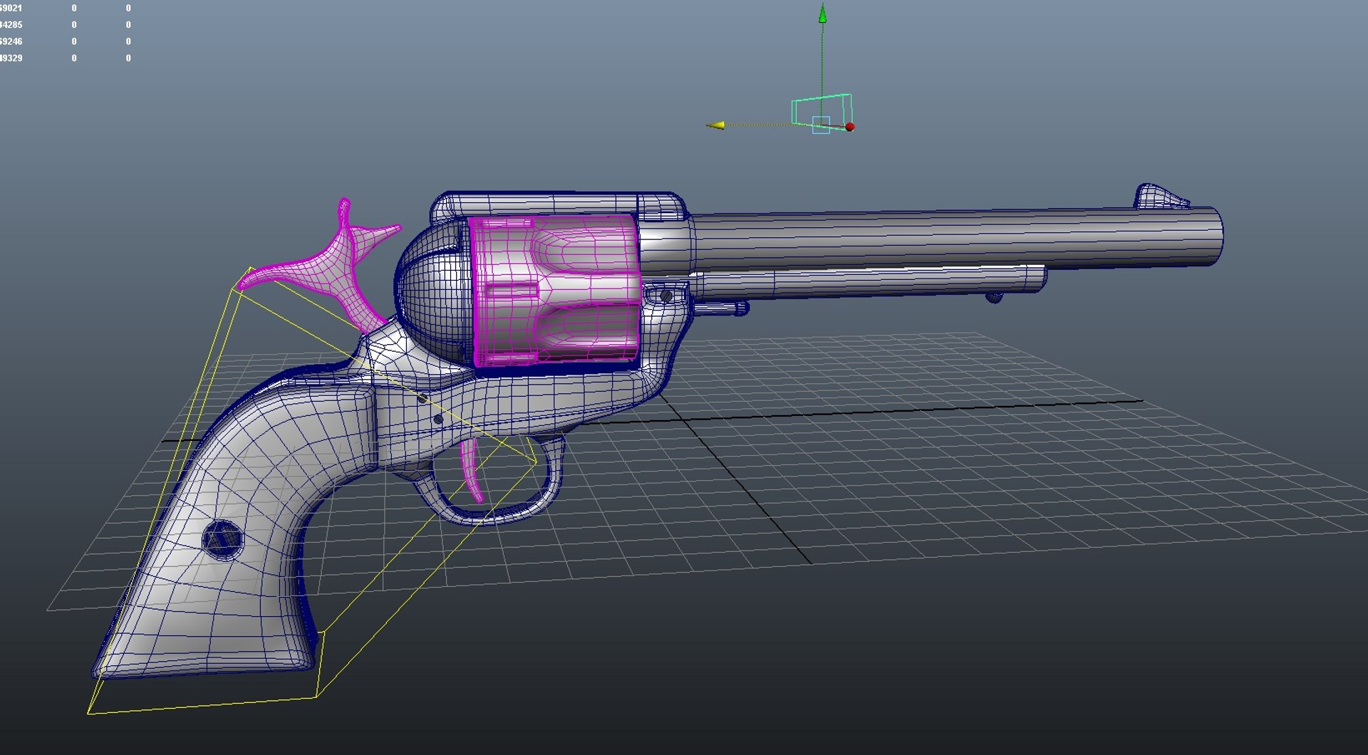 3d ma gun revolver