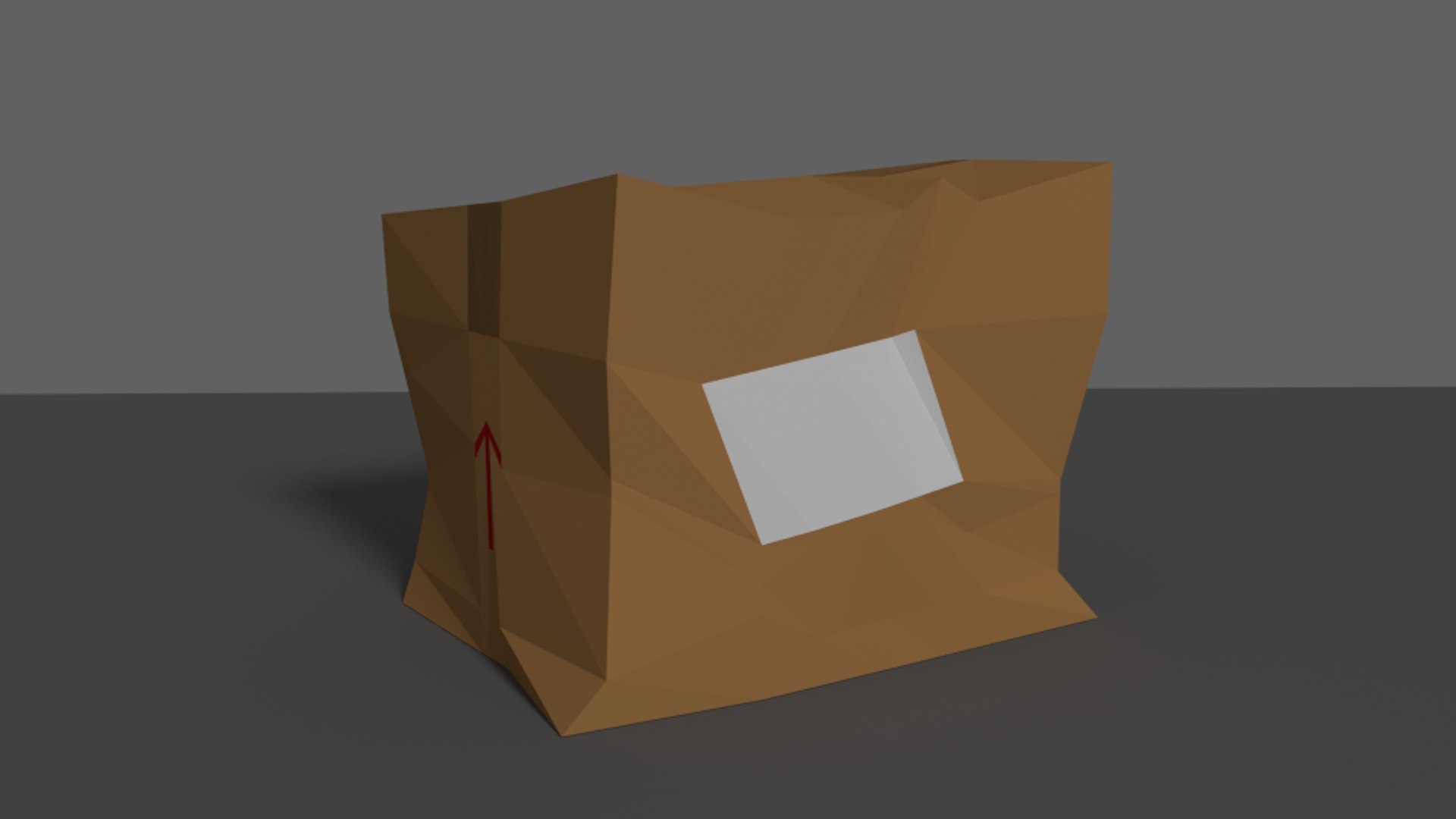 Free Obj Mode Selection Style Cardboard Boxes