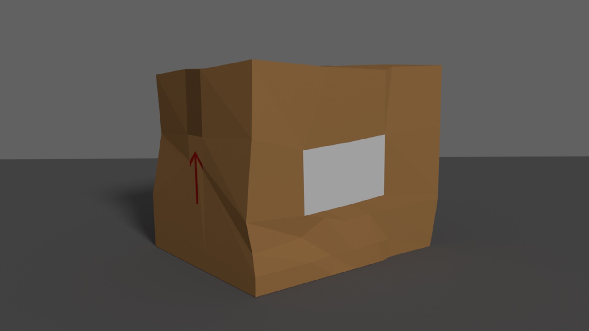 Free Obj Mode Selection Style Cardboard Boxes