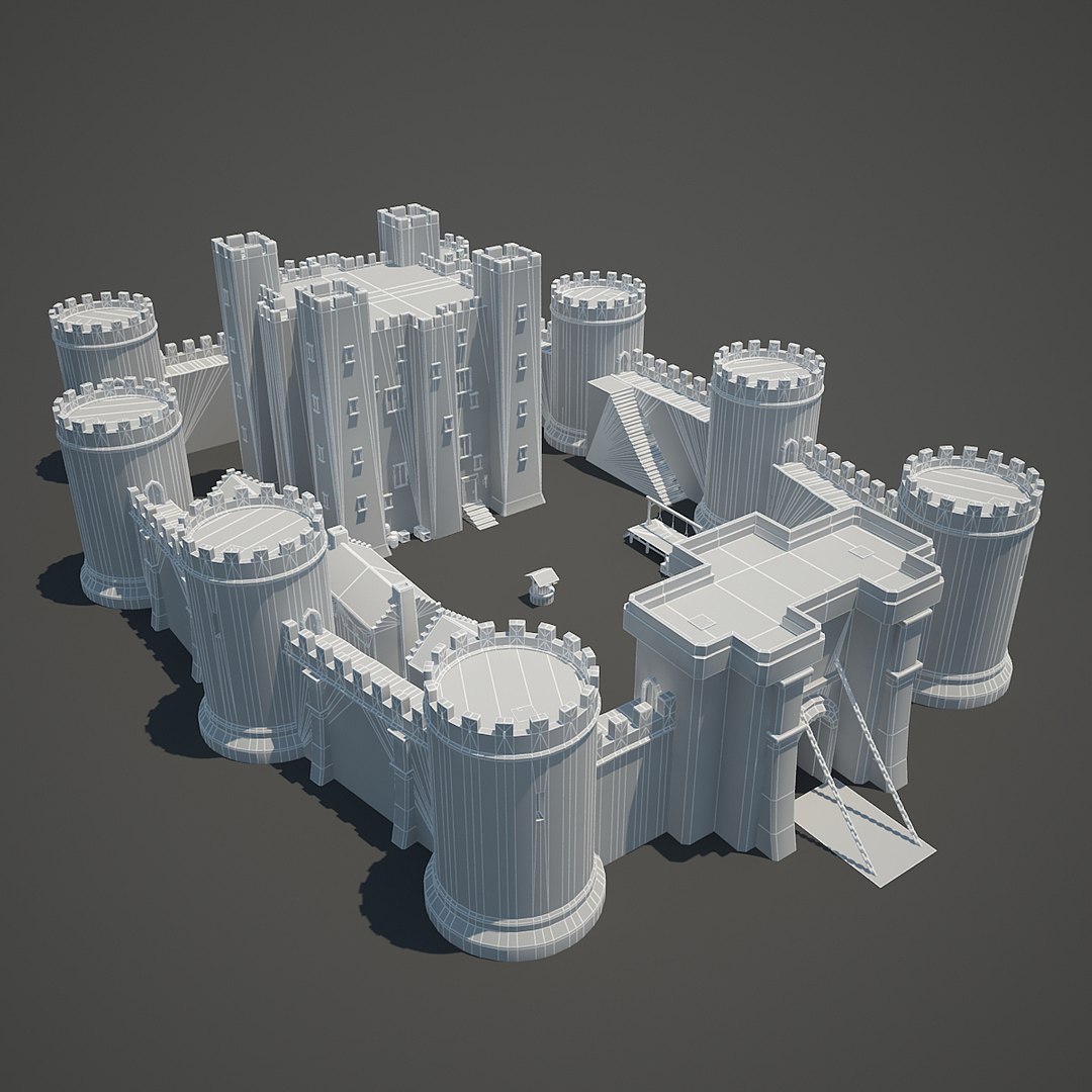 Medieval Castle 3d Max