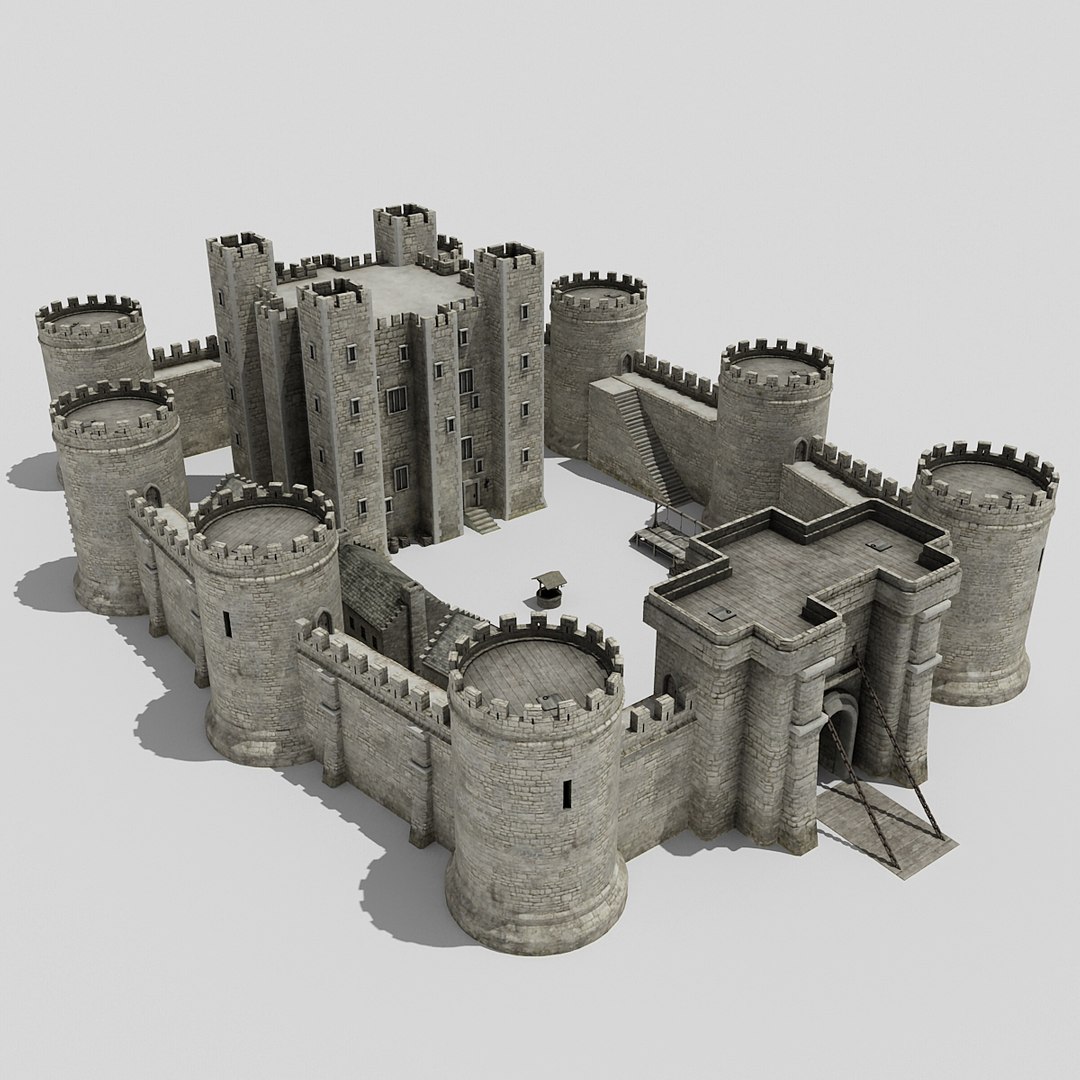 Medieval Castle 3d Max