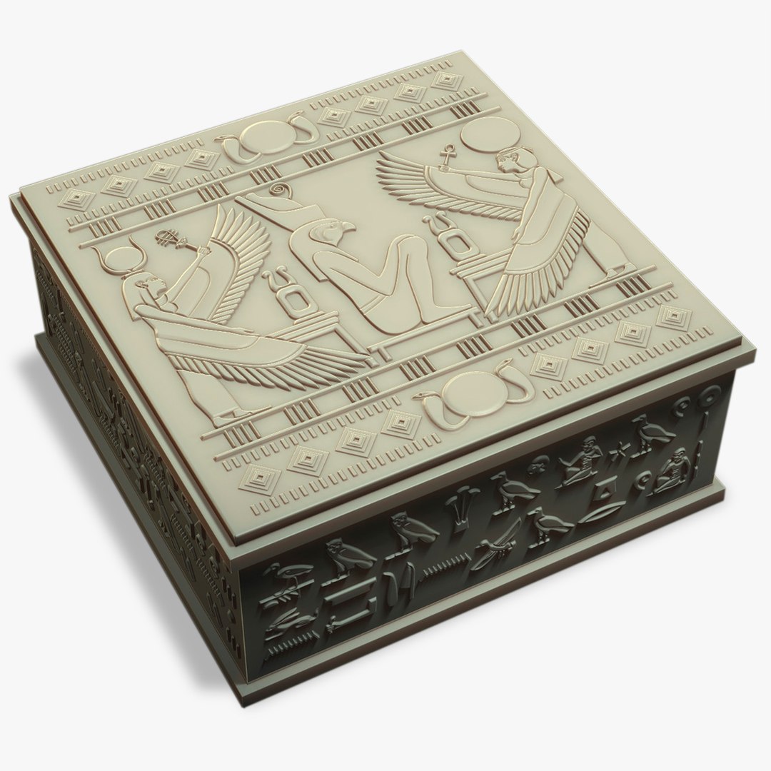Egyptian Box 3D model - TurboSquid 2019379