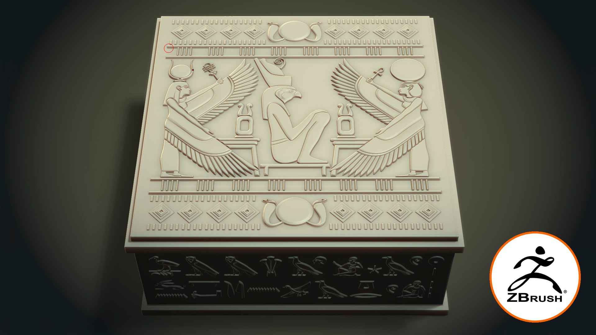 Egyptian Box 3D Model - TurboSquid 2019379
