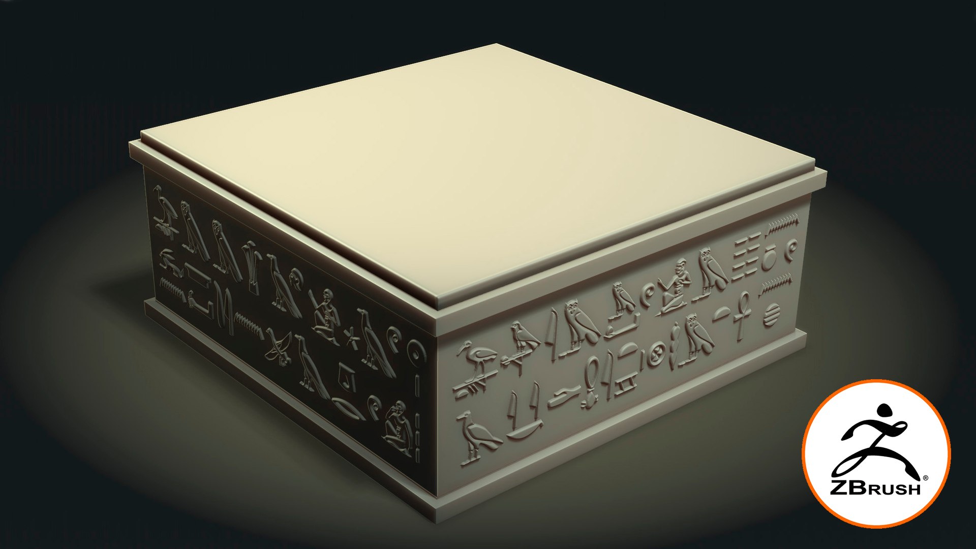 Egyptian Box 3D Model - TurboSquid 2019379