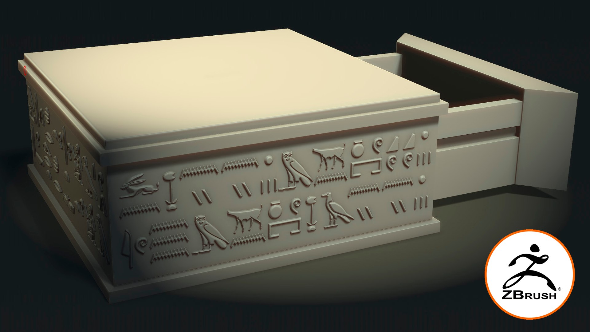 Egyptian Box 3D Model - TurboSquid 2019379