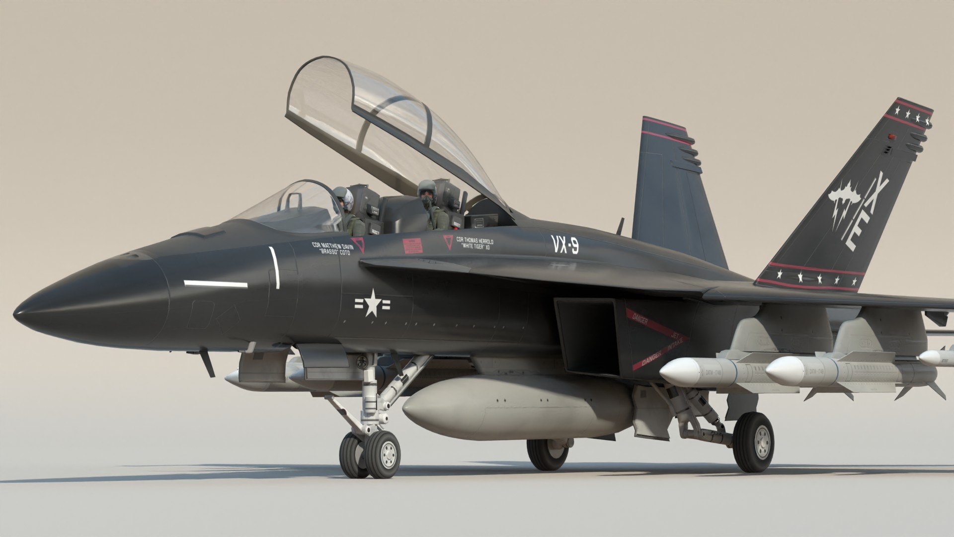 FA18F Vandy One SC Model - TurboSquid 2388132