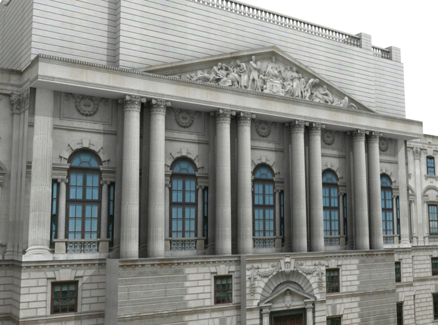 3d Model Hm Treasury Building