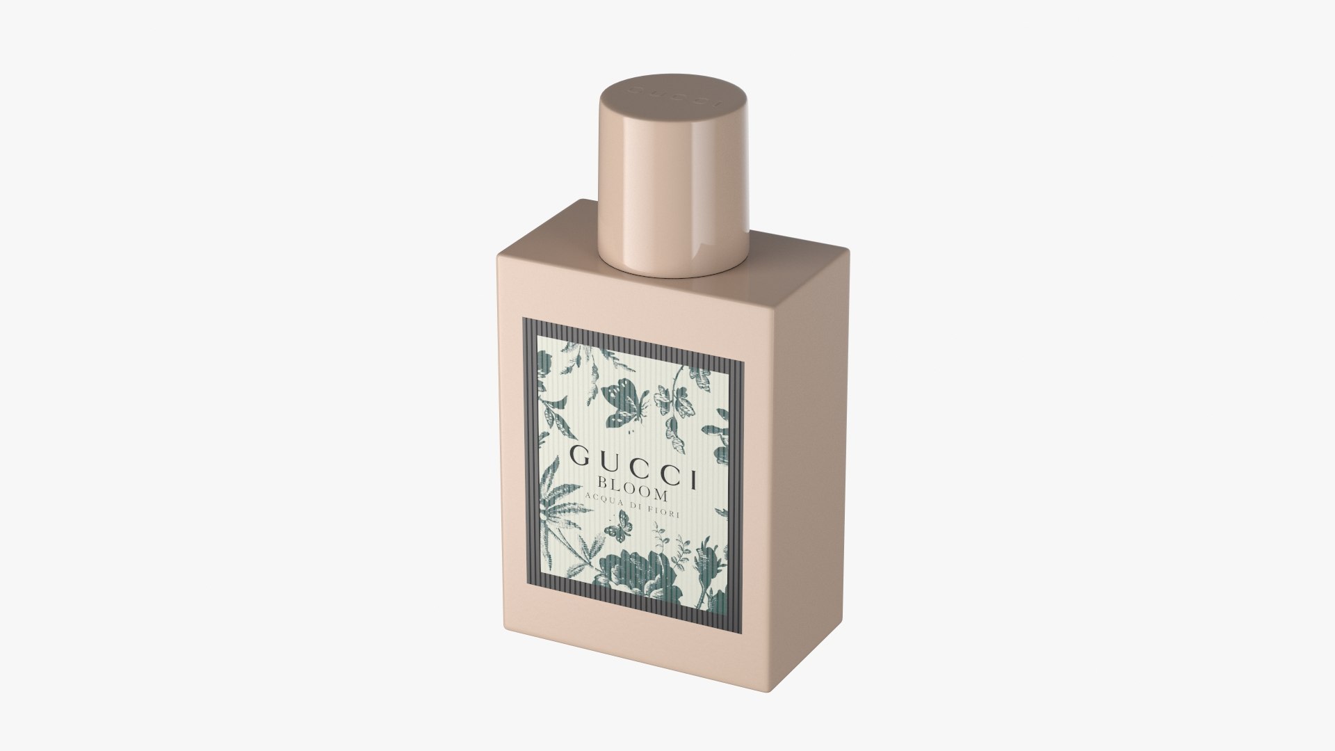 3D Gucci Bloom Acqua Di Fiori Perfume Bottle - TurboSquid 1744049