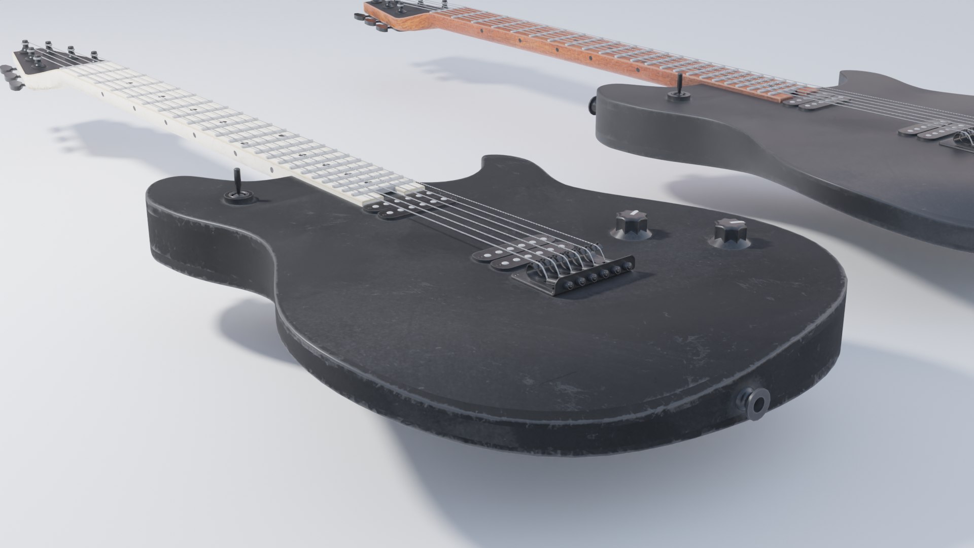 High Quality Electric Guitar 4K Textures 3D Model - TurboSquid 1952474