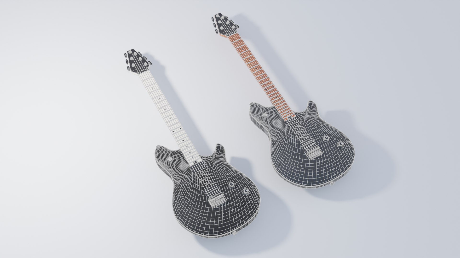 High Quality Electric Guitar 4K Textures 3D Model - TurboSquid 1952474
