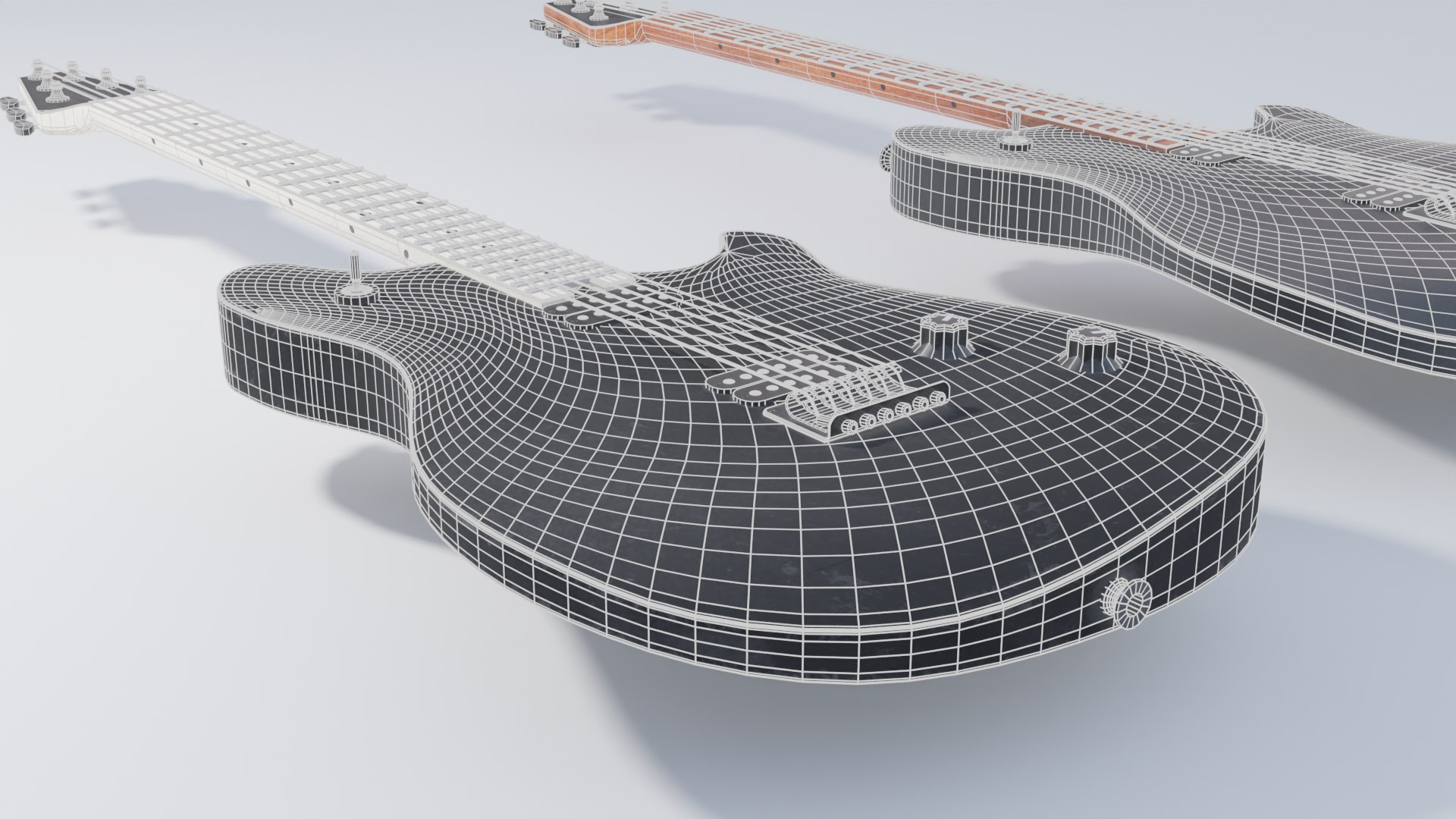 High Quality Electric Guitar 4K Textures 3D Model - TurboSquid 1952474