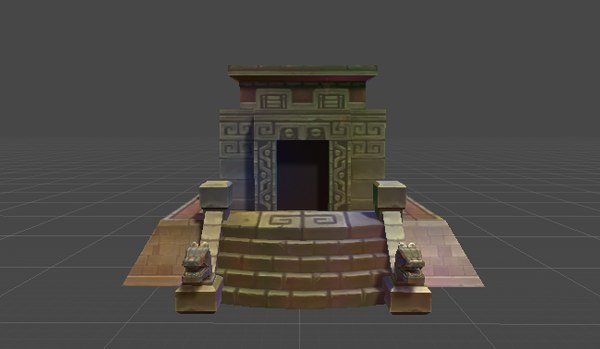 aztec altar obj