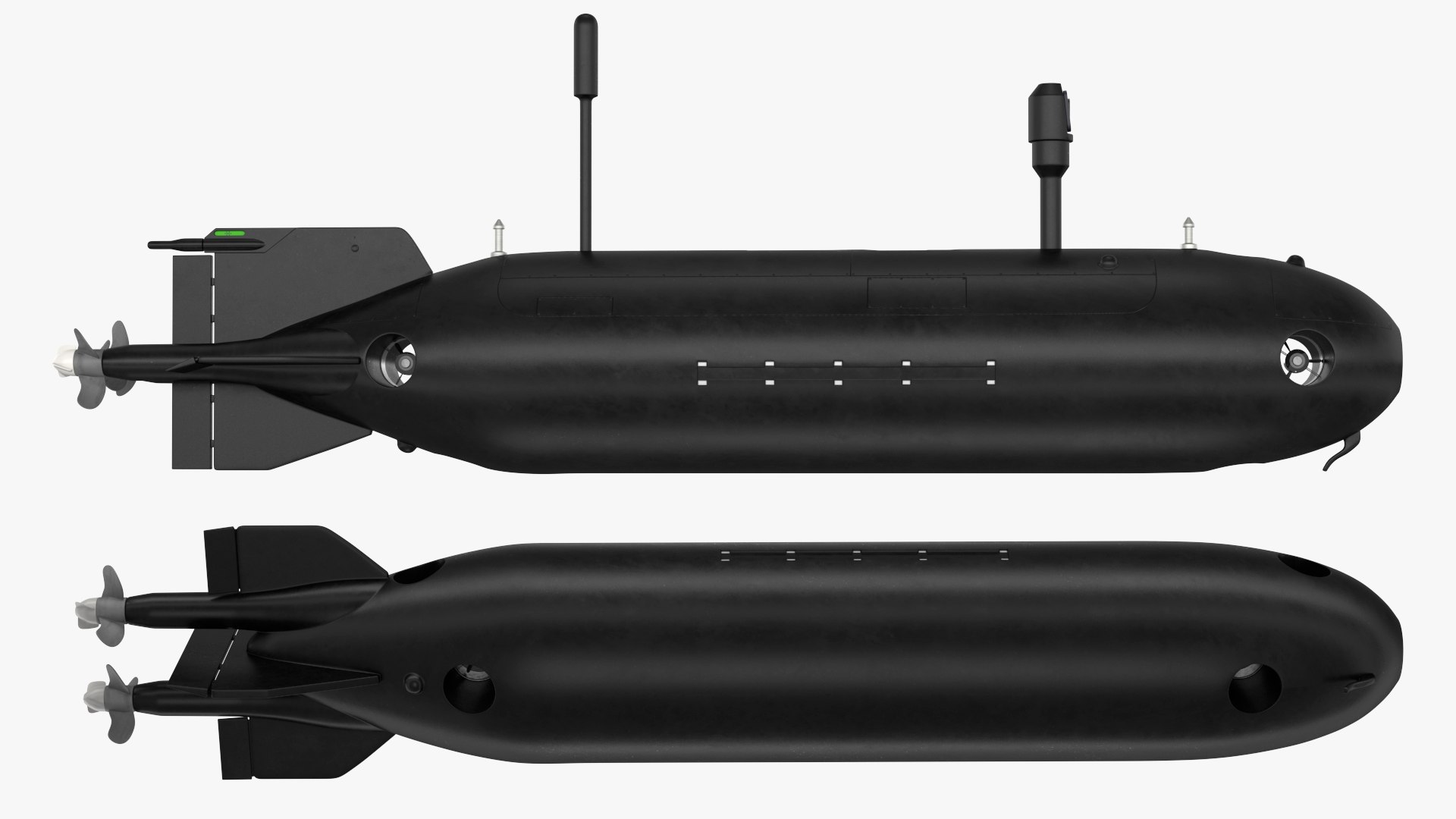 Submarine Drone Rigged for Maya 3D - TurboSquid 2183850