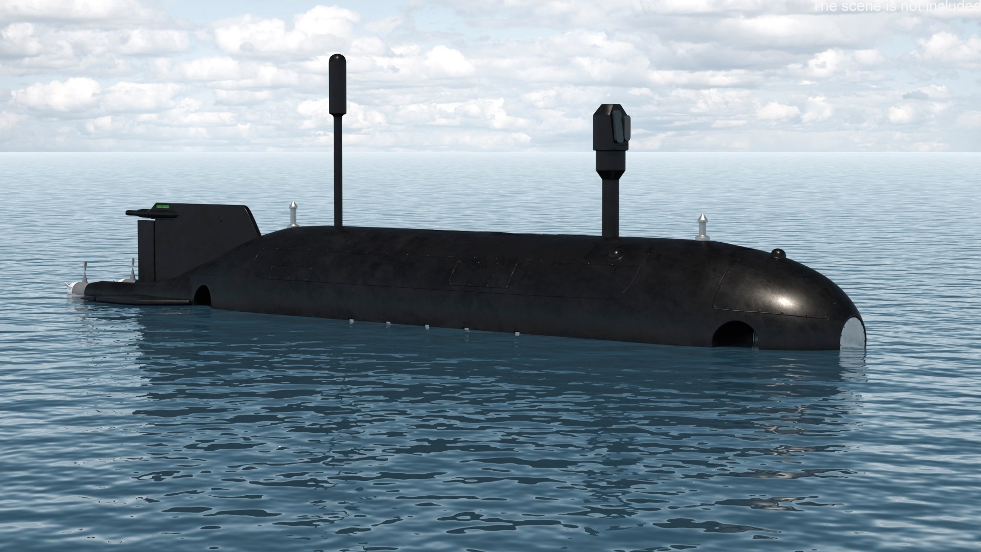 Submarine Drone Rigged for Maya 3D - TurboSquid 2183850