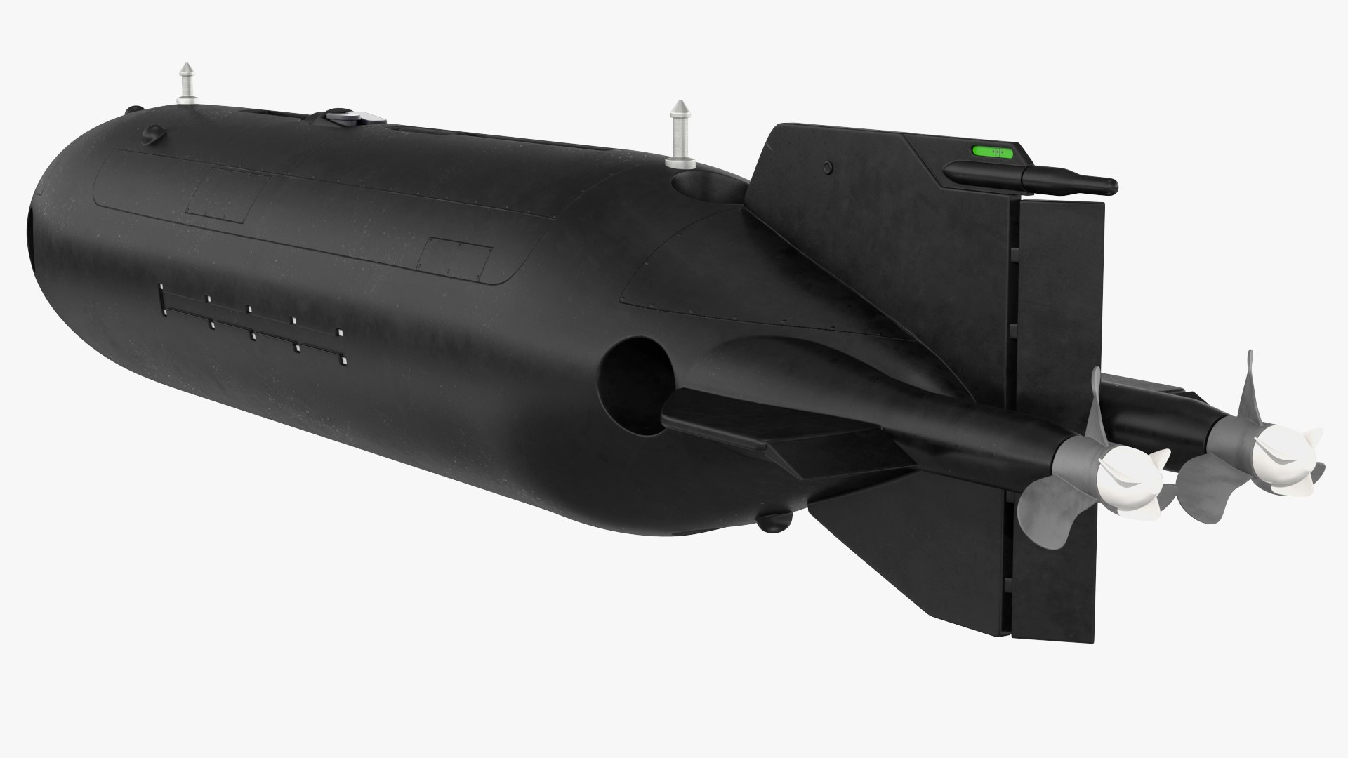 Submarine Drone Rigged for Maya 3D - TurboSquid 2183850