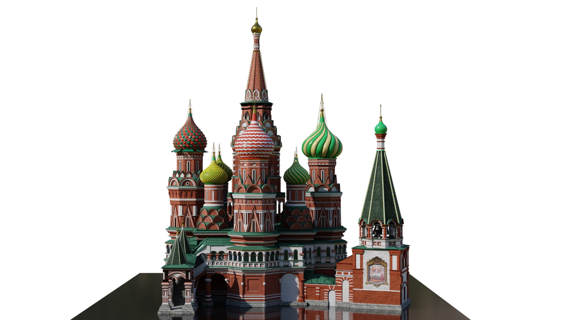3D Model ST Basils Cathedral - TurboSquid 2103199