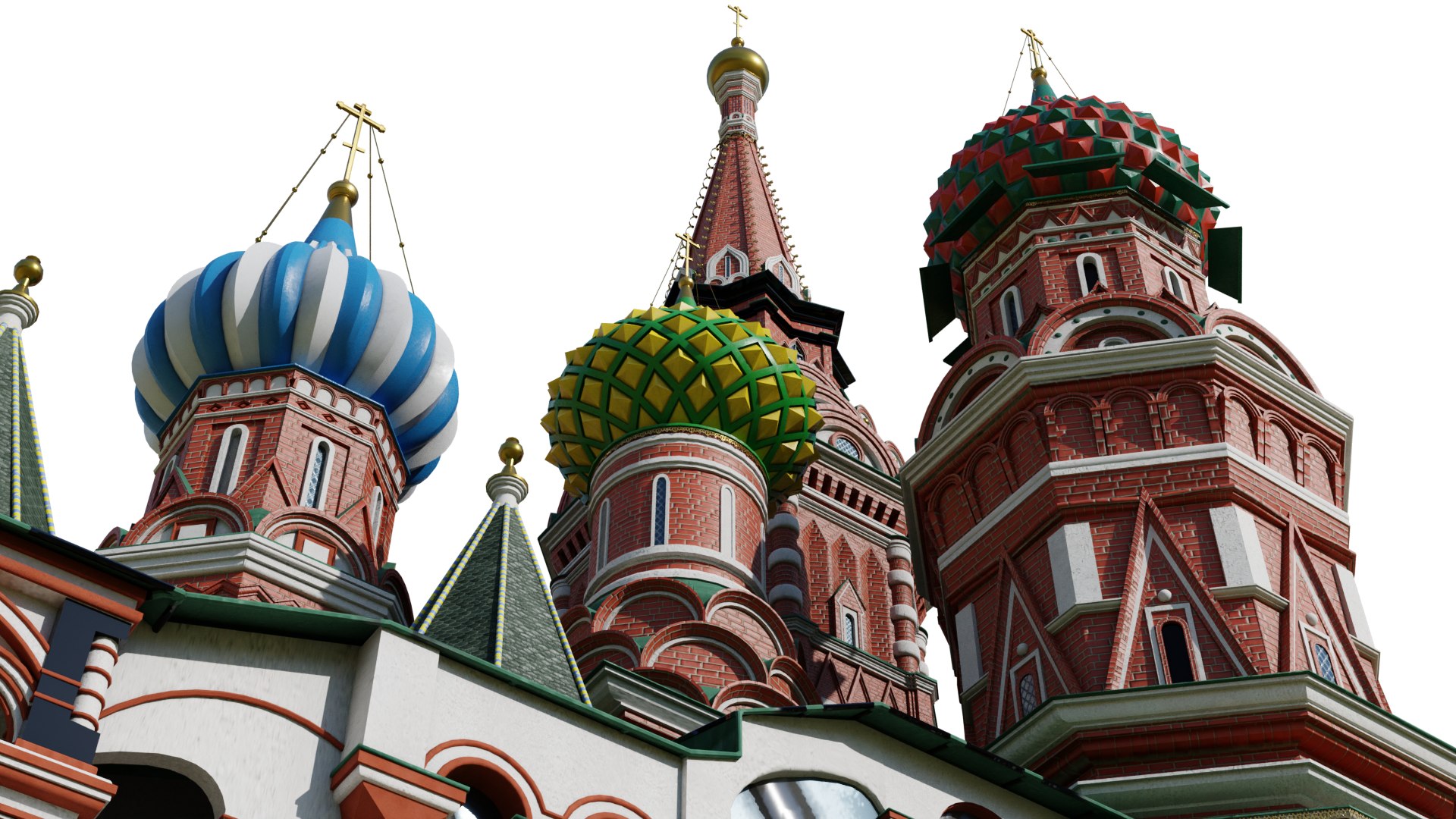 3D Model ST Basils Cathedral - TurboSquid 2103199