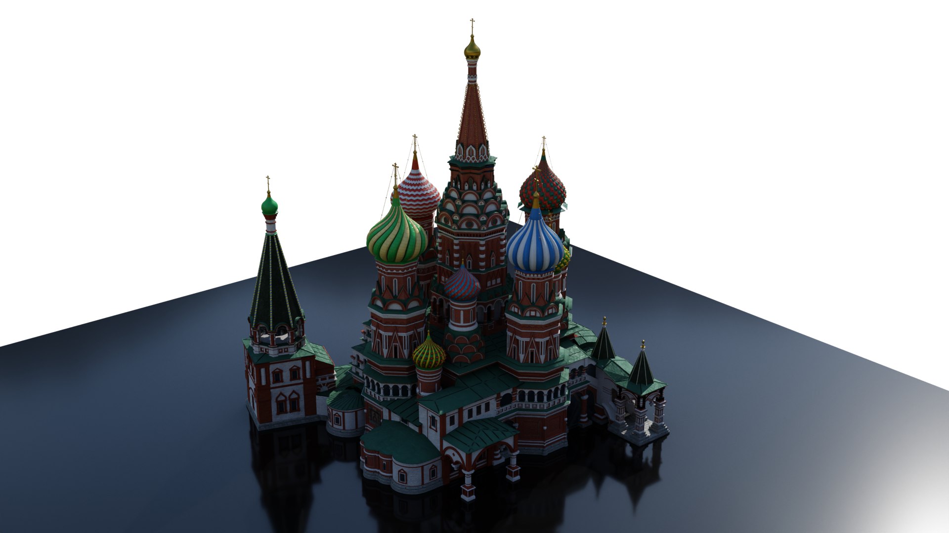 3D Model ST Basils Cathedral - TurboSquid 2103199