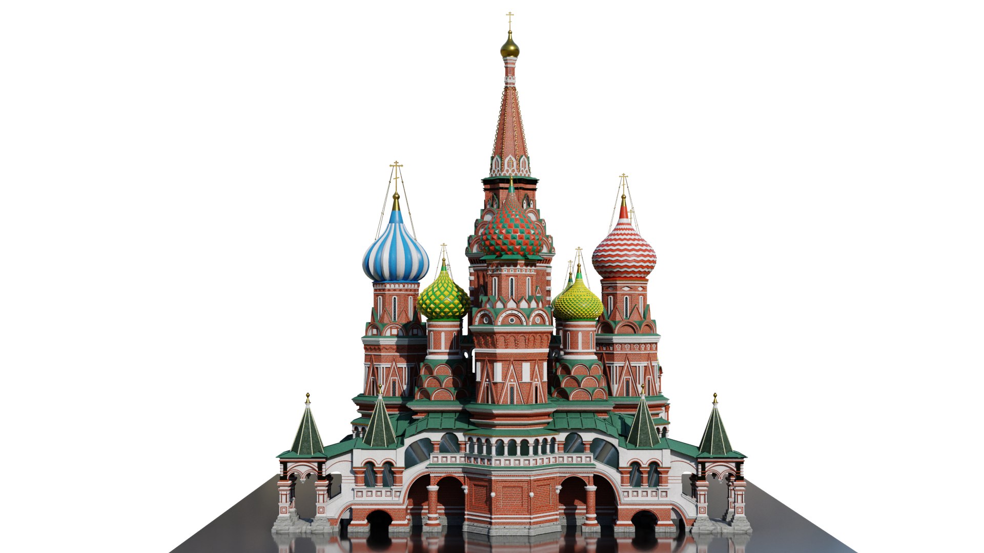 3D Model ST Basils Cathedral - TurboSquid 2103199