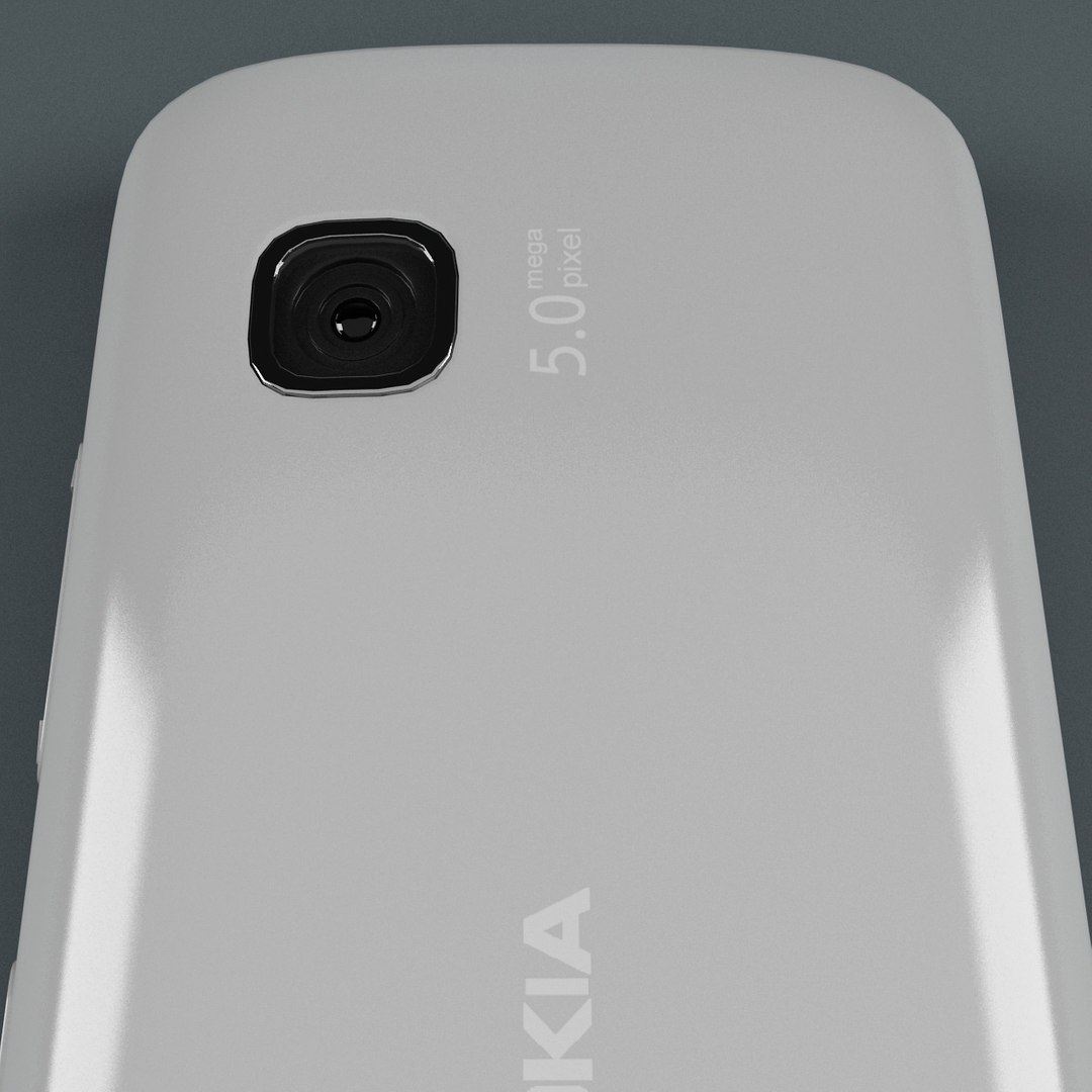 3d Model Nokia C5-03 White-grey