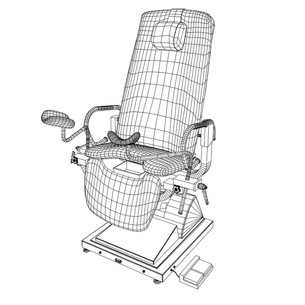 3dsmax gynecology exam chair