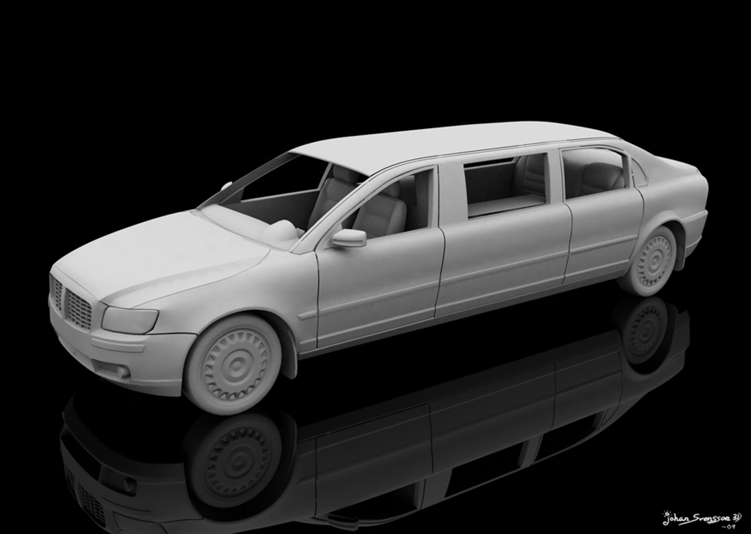 Limo 3d Model