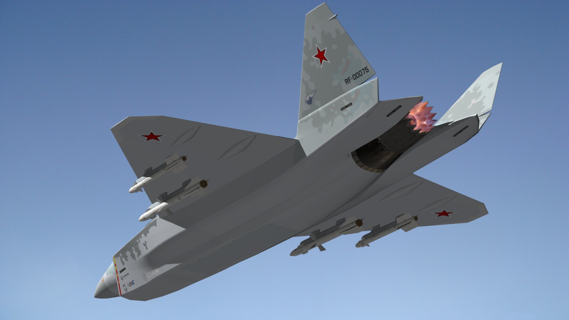 3D Sukhoi SU75 Checkmate Model - TurboSquid 1770180