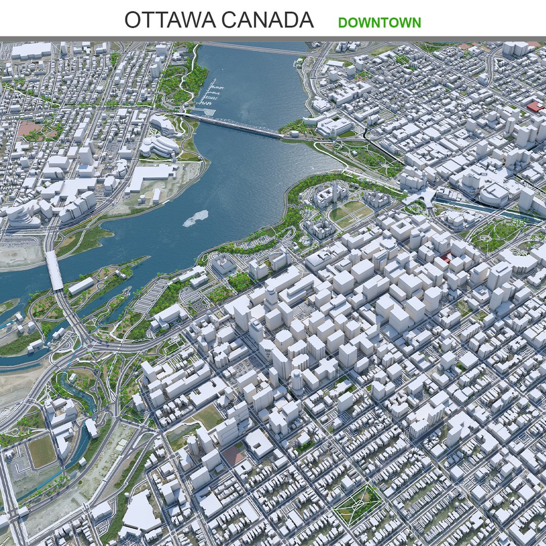 Ottawa Downtown Canada 3D - TurboSquid 1989486