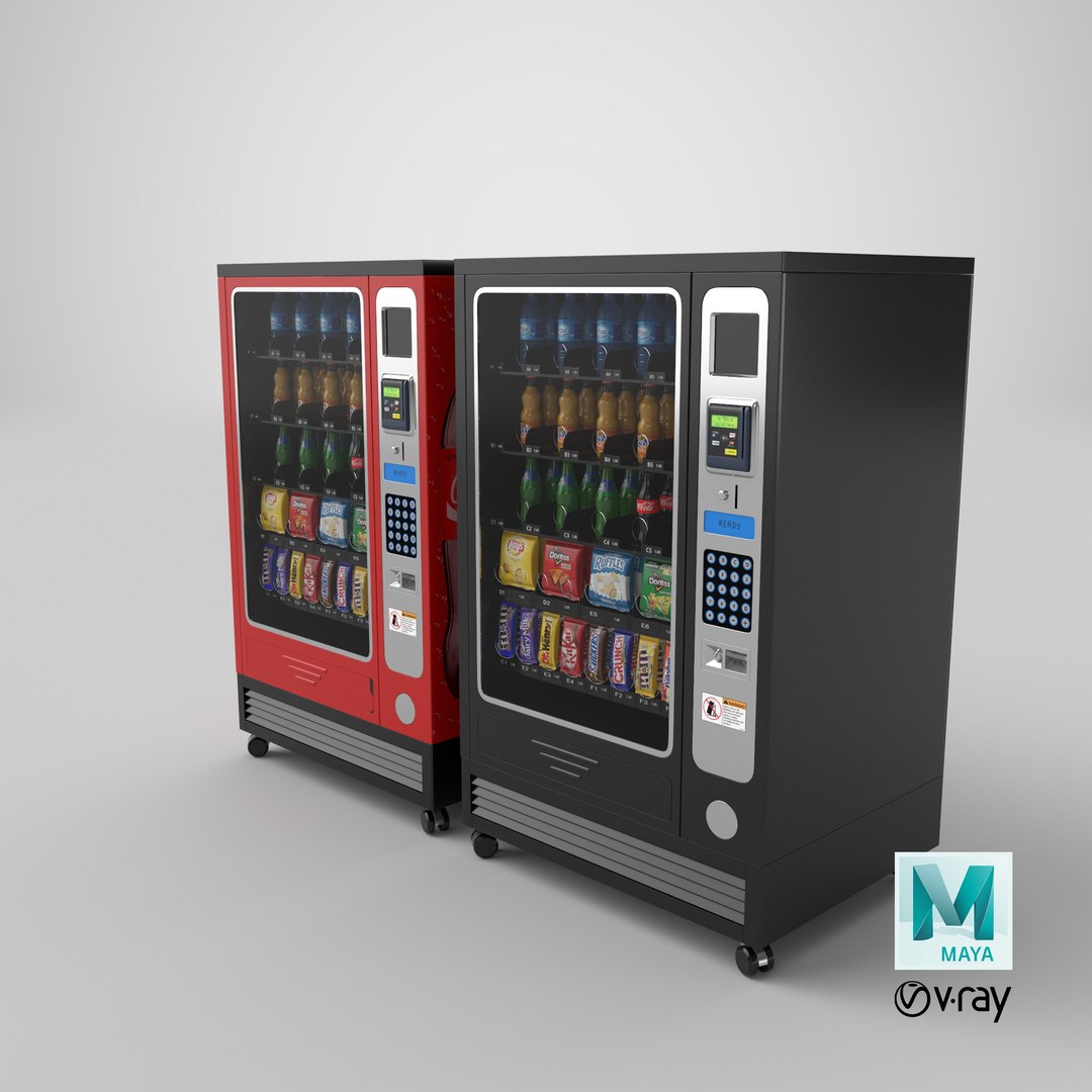3D Detailed Cola Vending Machine model - TurboSquid 2102940