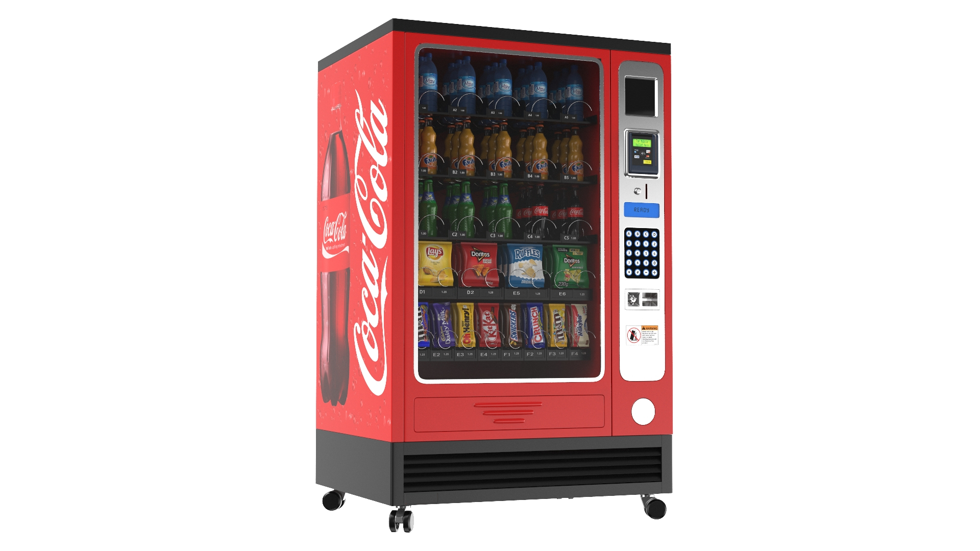 3D Detailed Cola Vending Machine model - TurboSquid 2102940