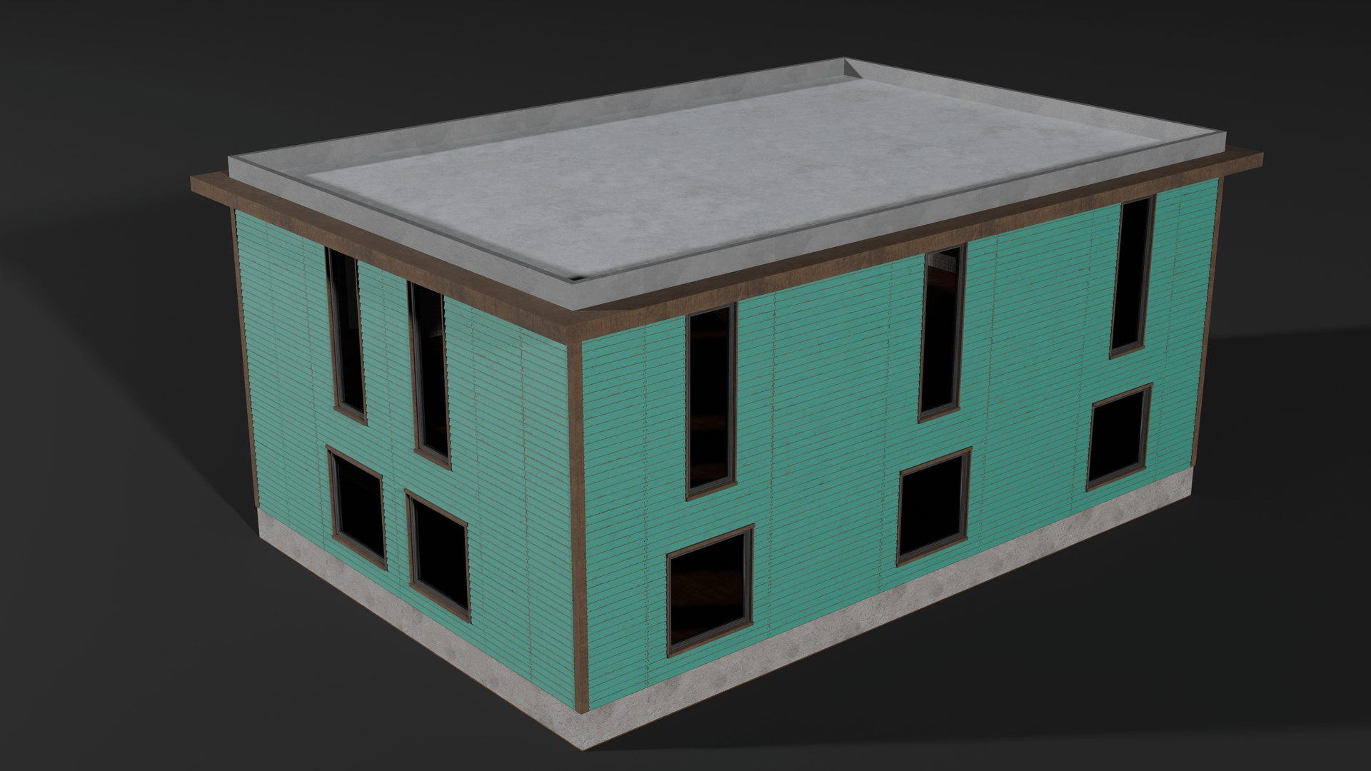 3D Modular Wooden House Kit - TurboSquid 2364706