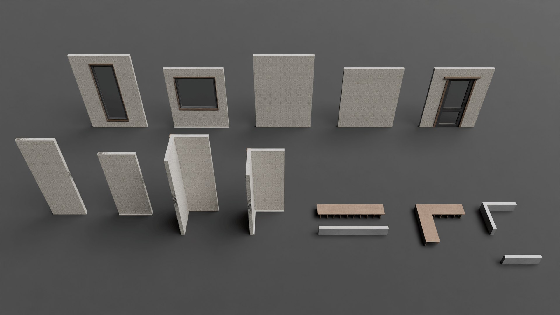 3D Modular Wooden House Kit - TurboSquid 2364706