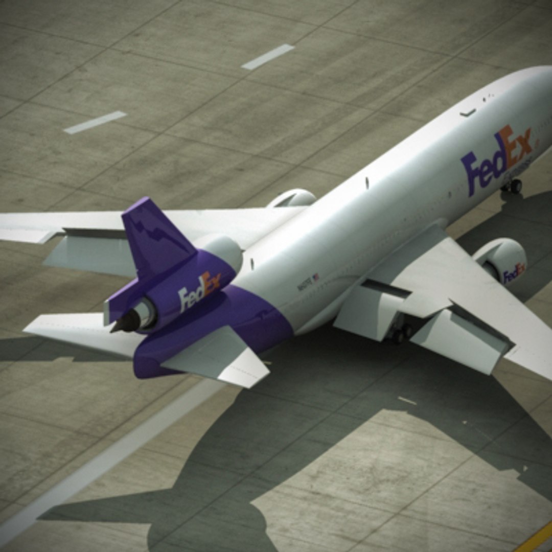 Mcdonnell Douglas Md-11 3d Dxf