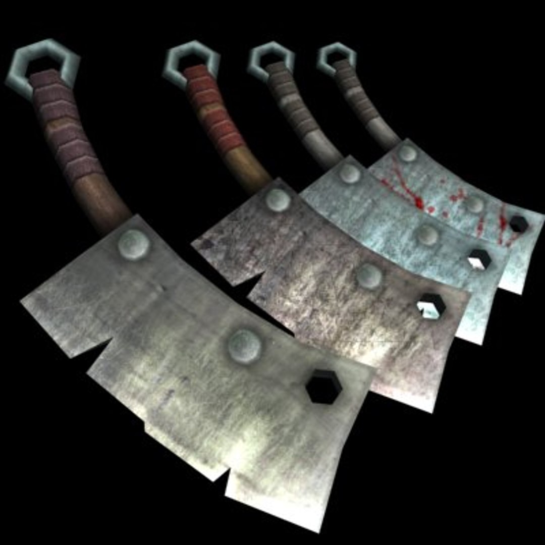 Brutal Butcher Chopper 3d Model