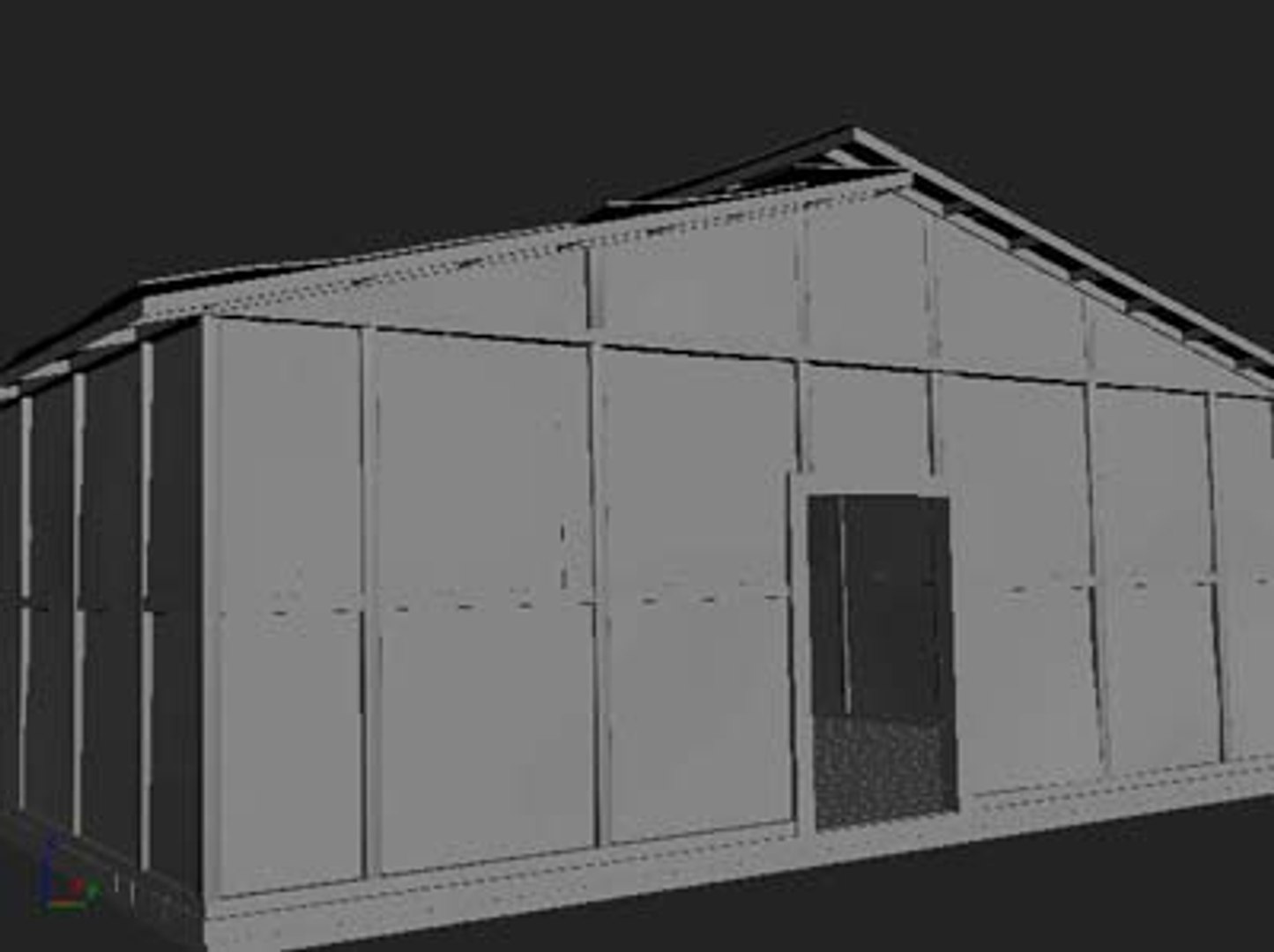 Military Compound Barracks Guard Tower 3d 3ds