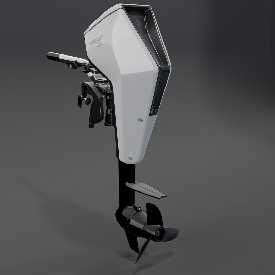 3D Mercury Avator 7 5e Motor 3D Model Model - TurboSquid 2240602