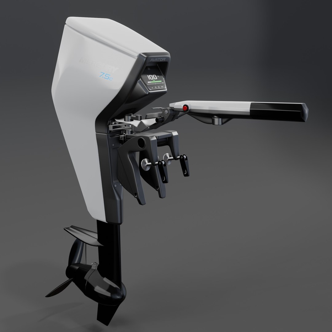 3D Mercury Avator 7 5e Motor 3D Model Model - TurboSquid 2240602