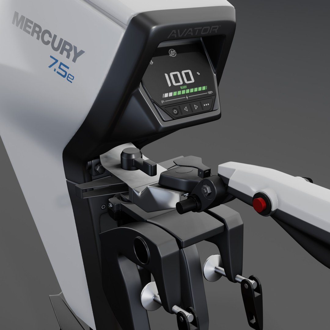 3D Mercury Avator 7 5e Motor 3D Model Model - TurboSquid 2240602