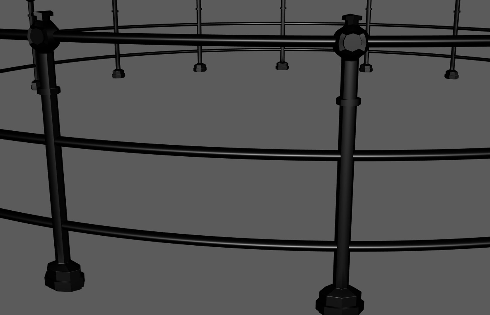 Free 3D Fence Circular - TurboSquid 1172397