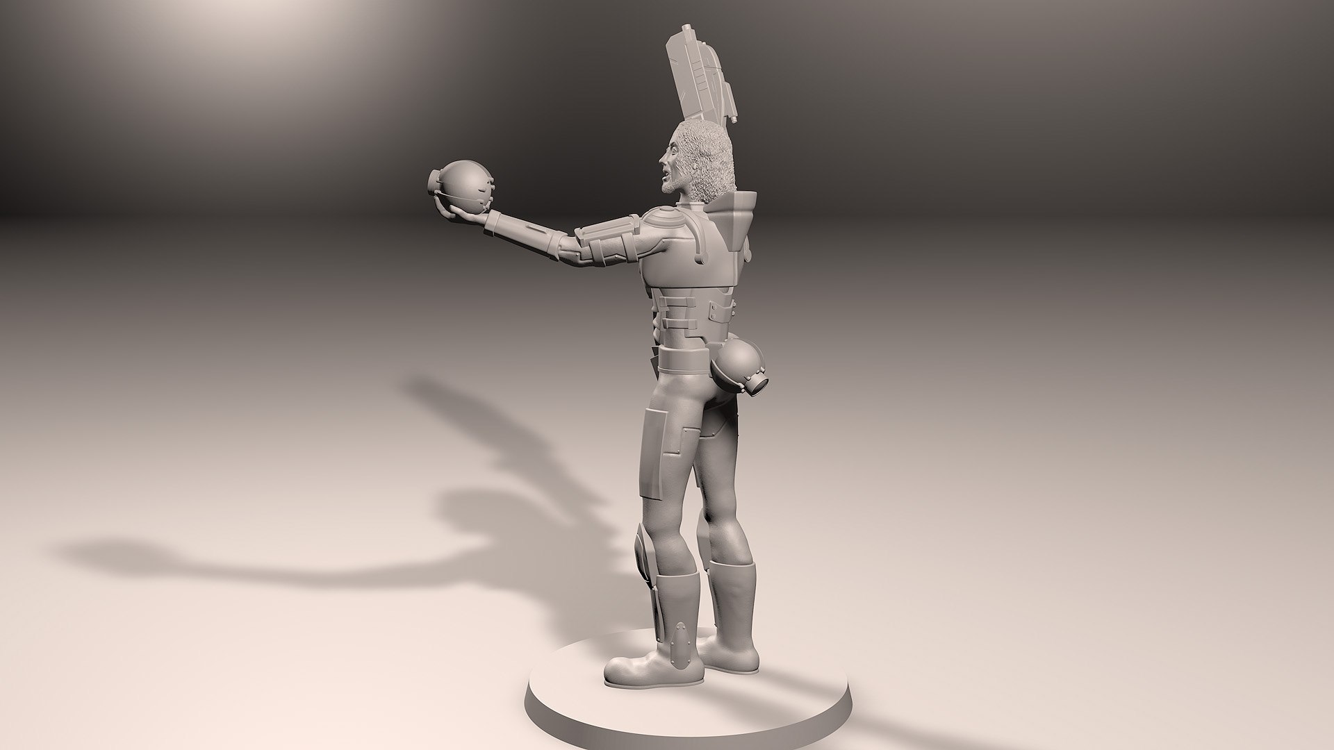 Sci-Fi Engineer Miniature - 05 Out Of 09 Model - TurboSquid 1774294