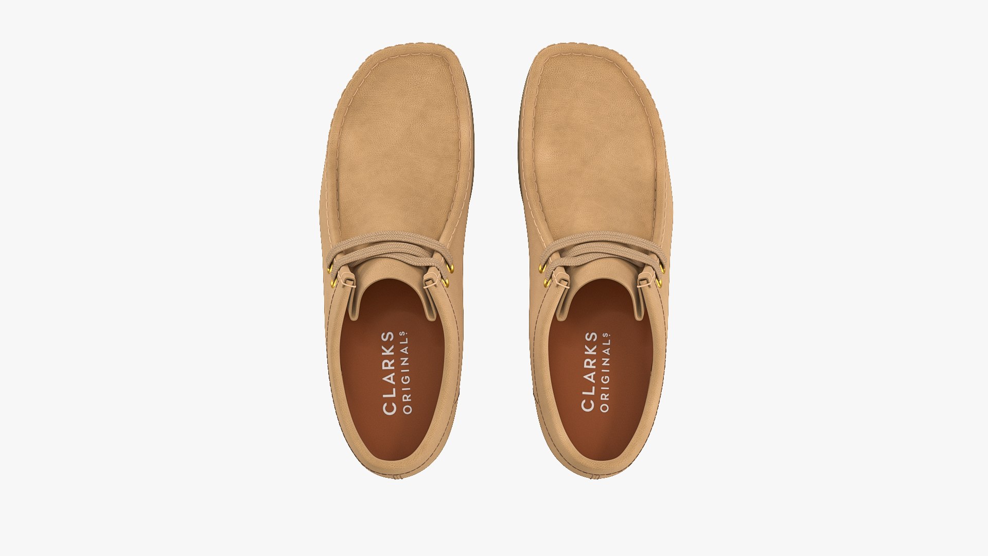 3D Model Clarks Wallabee Mid Tan Leather - TurboSquid 2222372