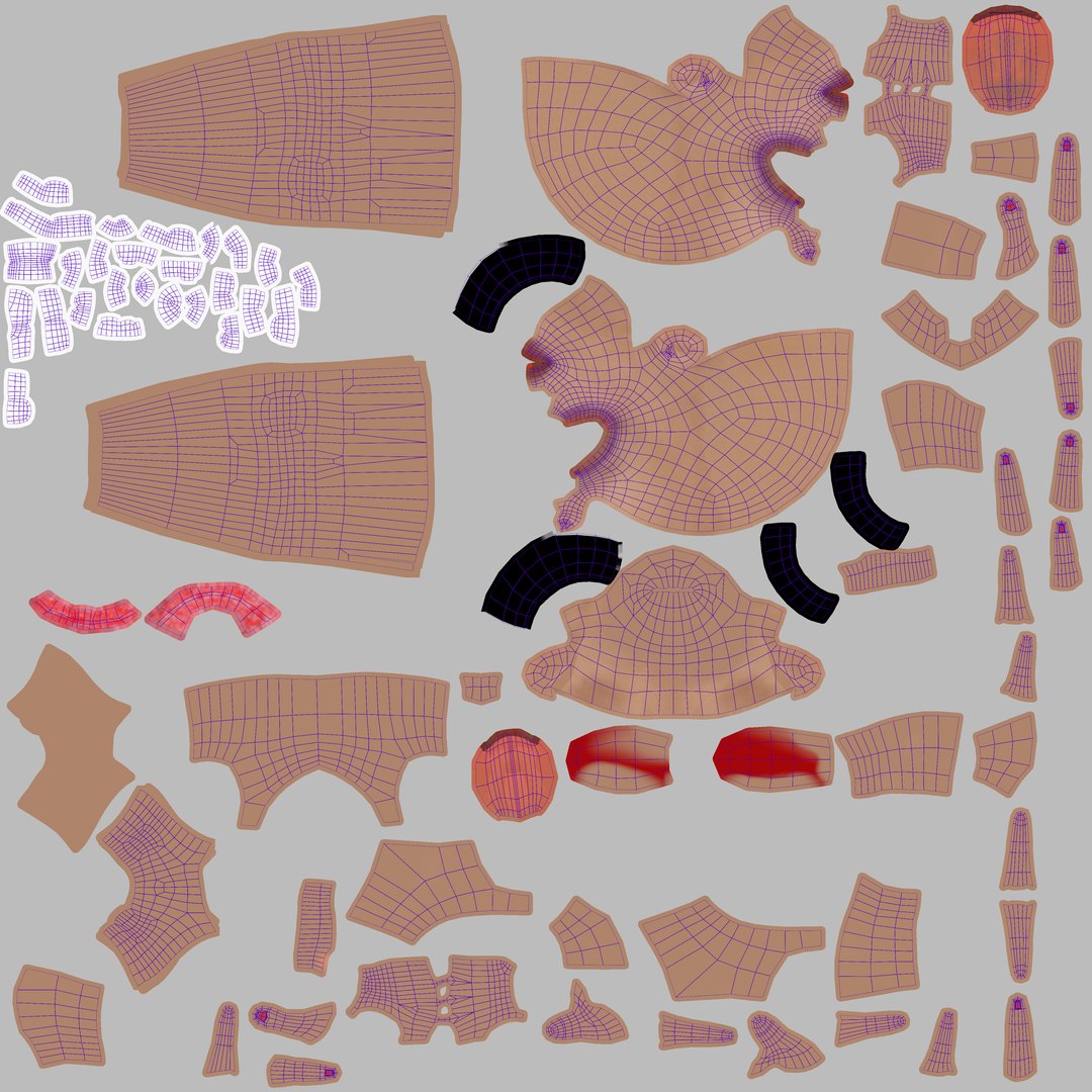Female Cartoon Character Annie Model - TurboSquid 1638261
