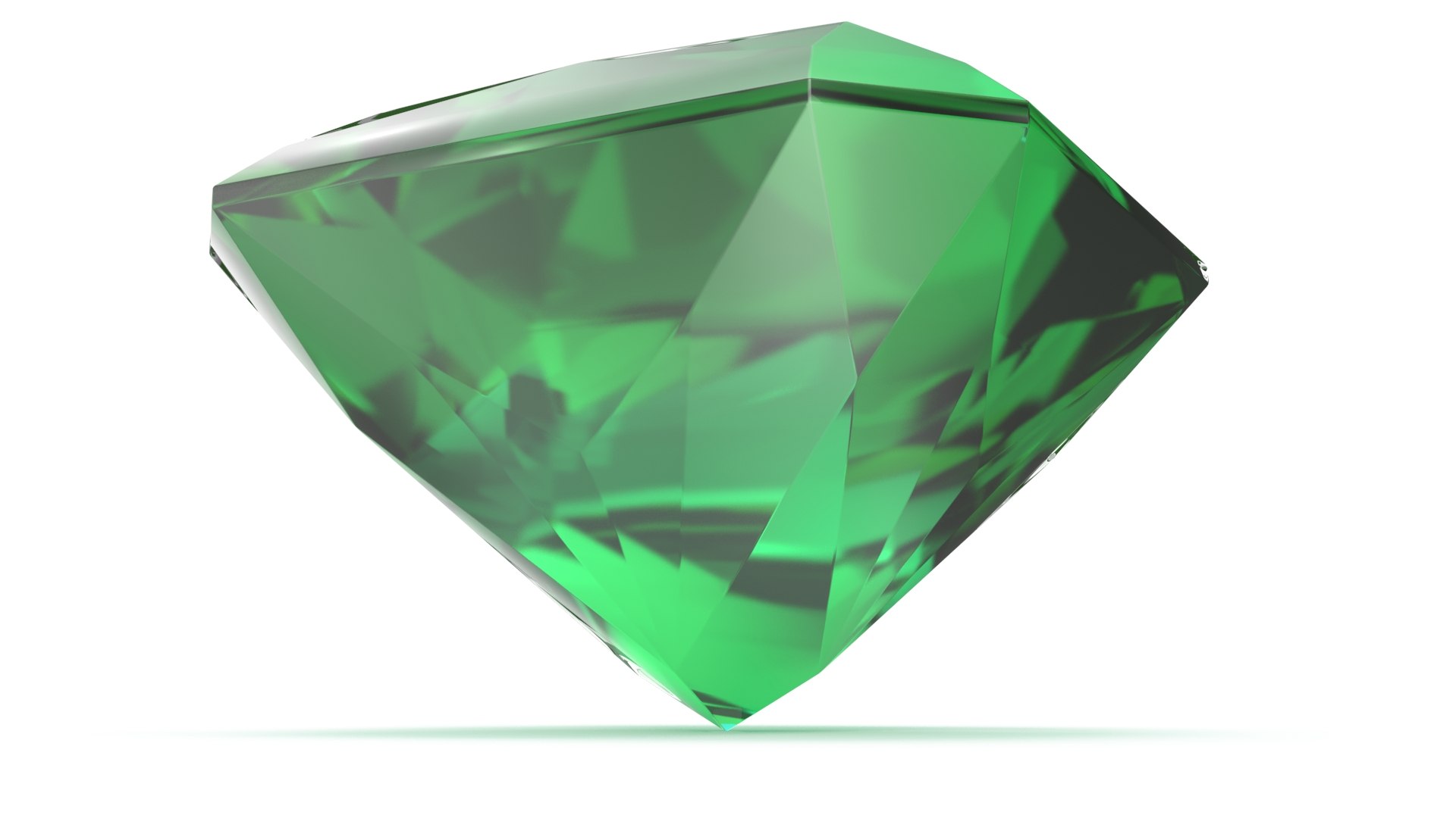 Radiant Cut Emerald 3D model - TurboSquid 1870012