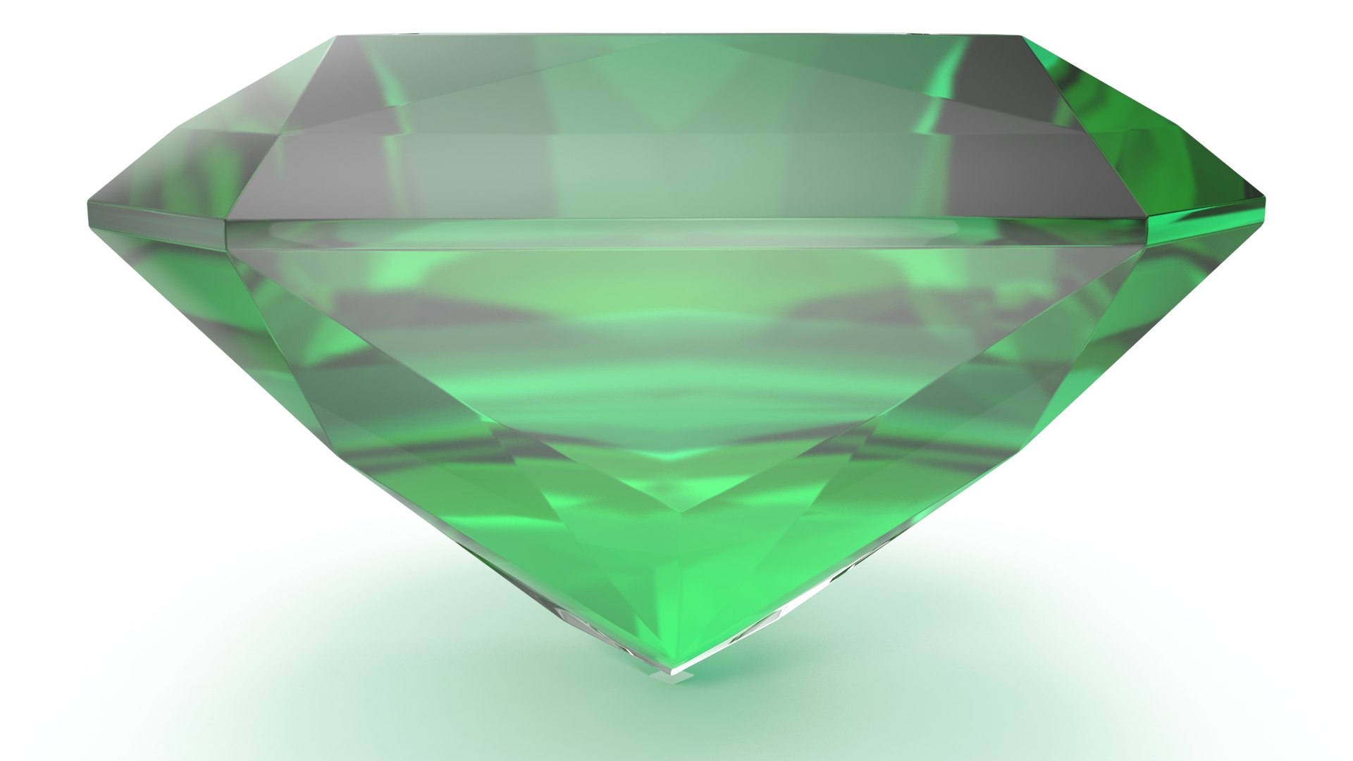 Radiant Cut Emerald 3D model - TurboSquid 1870012