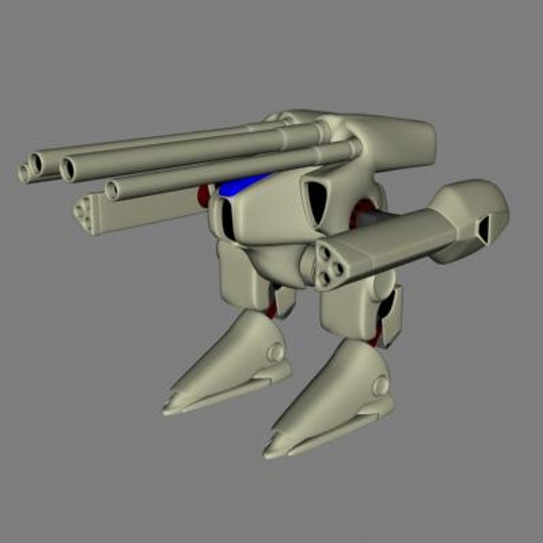 robot brown 3d model