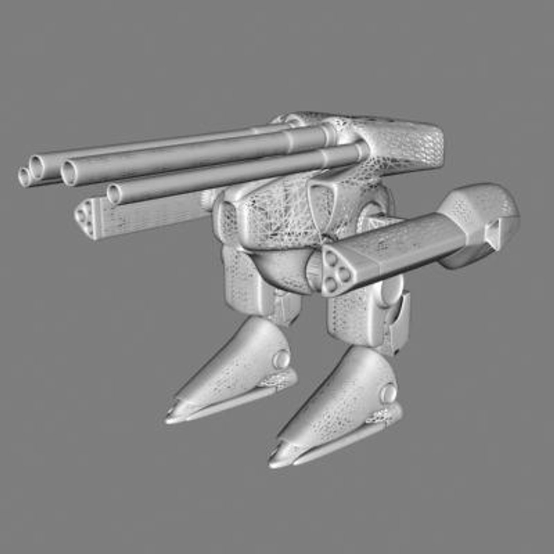 robot brown 3d model