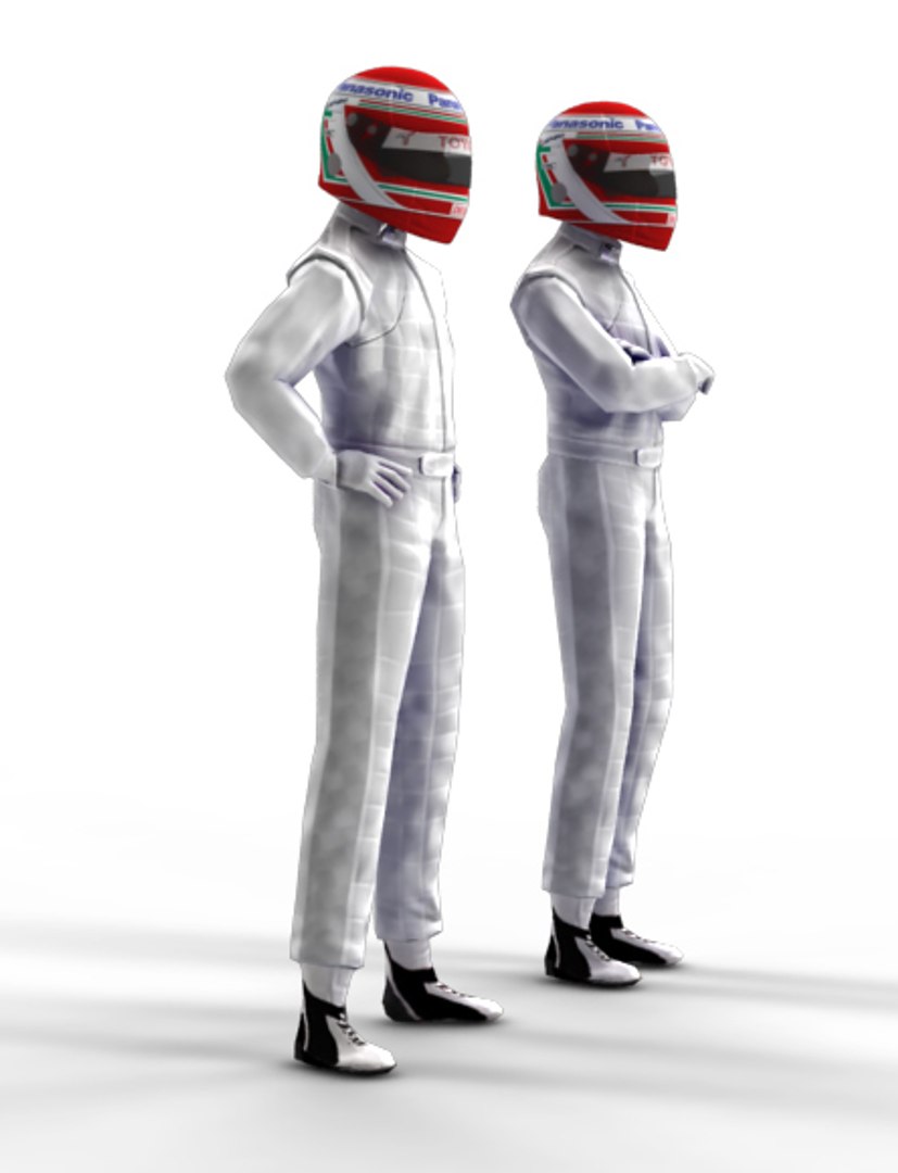 trulli f1 driver 3d model
