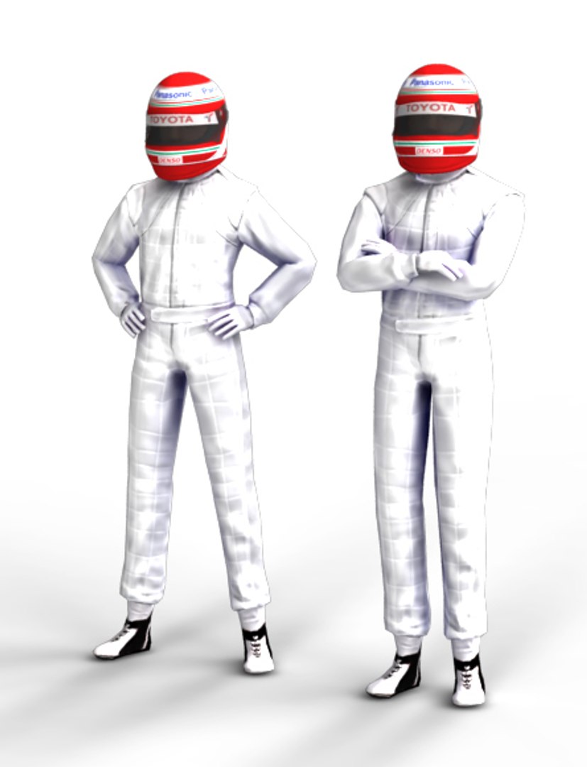 trulli f1 driver 3d model