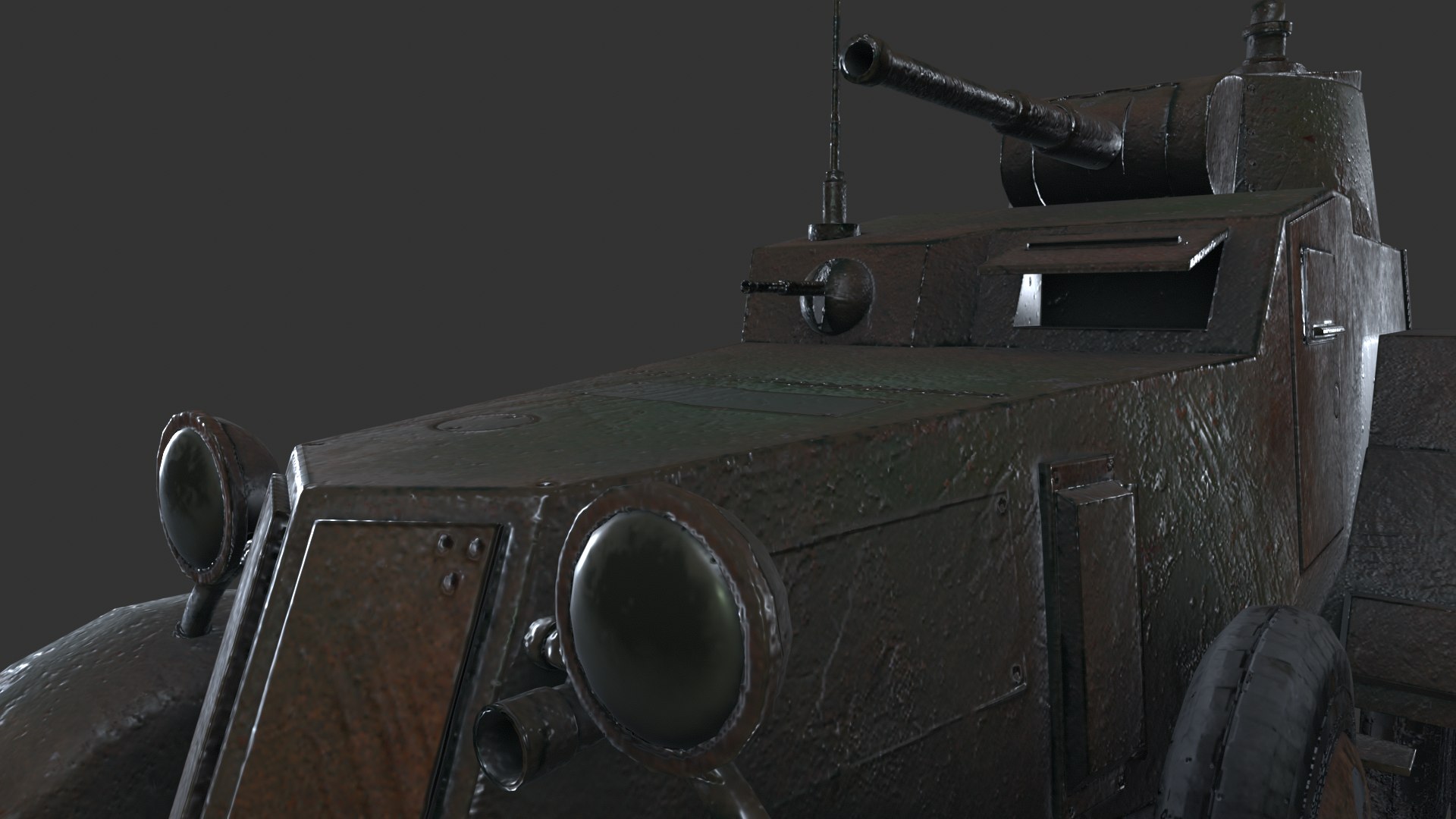 BA-10 Armored Car 3D Model - TurboSquid 2112049